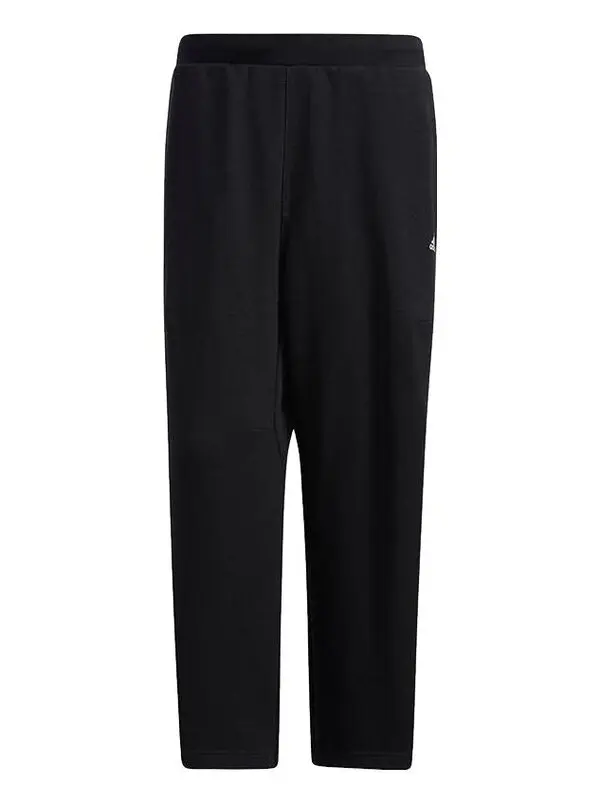 Adidas Series Wj Pnt Dk Knit Training Sports Long Pants - Black
