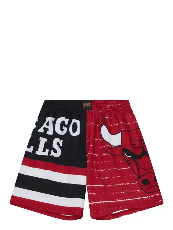 Mitchell & Ness Chicago Bulls Jumbotron 3.0 Shorts - Red/black