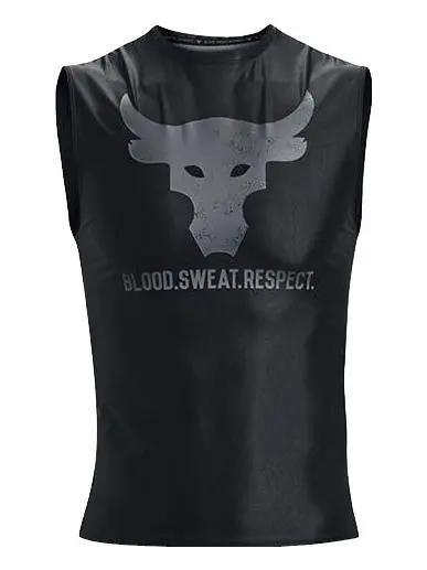 Under Armour Project Rock Iso-chill Sleeveless Top - Black