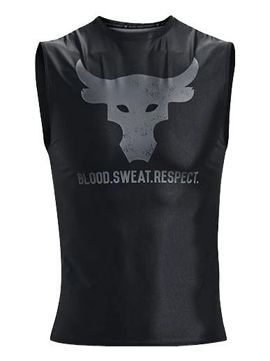 Under Armour Project Rock Iso-chill Sleeveless Top - Black