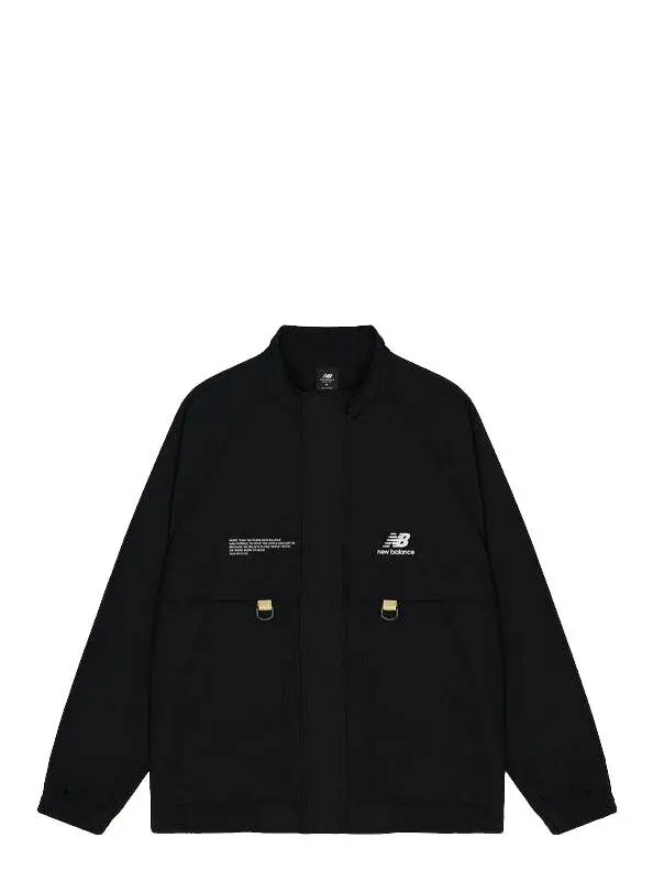 NEW BALANCE Alphabet Pattern Jacket - Black