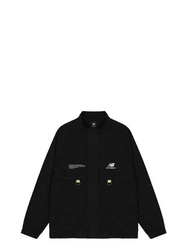 NEW BALANCE Alphabet Pattern Jacket - Black