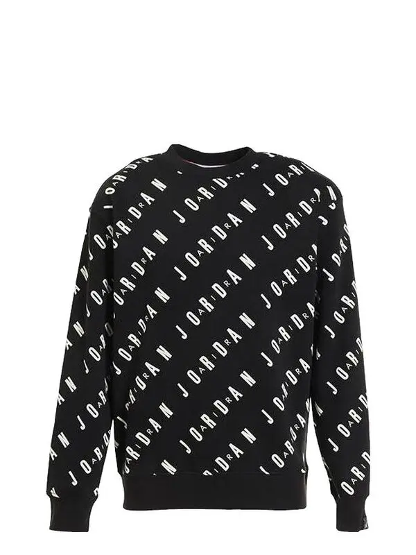 JORDAN Air Ss23 Basketball Fleece Sweatshirt - Black/multi-color