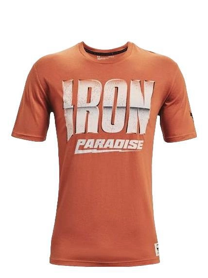 Under Armour Project Rock Dare To Fail Tee - Orange