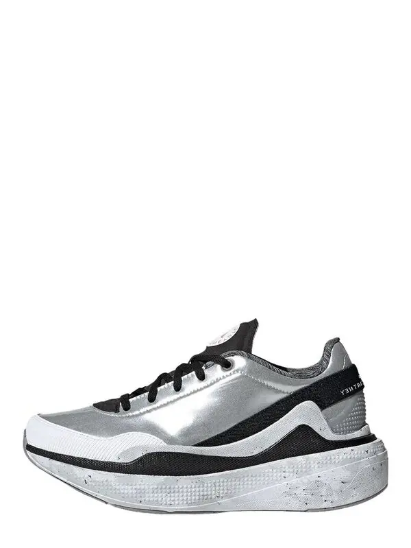 Adidas By Stella Mccartney Earthlight Metallic Crossover Sneakers - Silver/black
