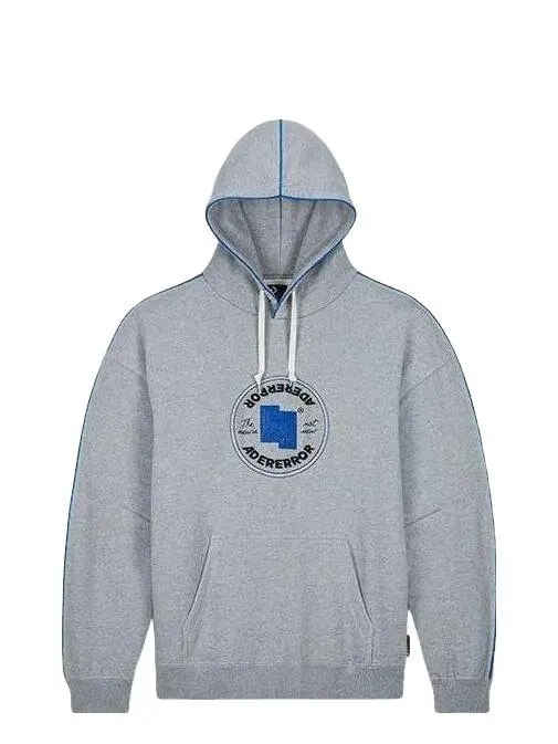CONVERSE X Ader Error Pullover Hoodie - Grey/blue