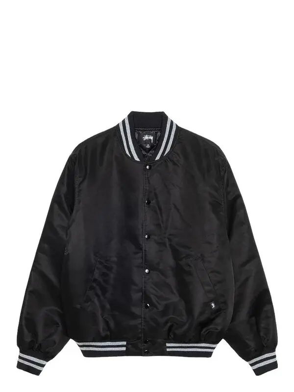 StÜssy Sequined Dice Bomber Jacket - Black