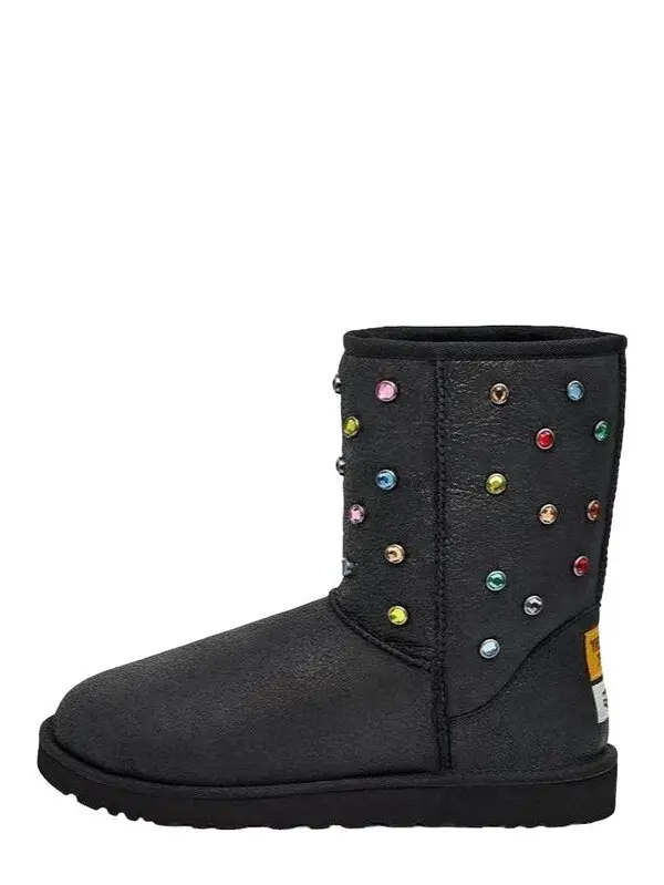 UGG X Gallery Dept. Embellished Classic Short Boot - Black