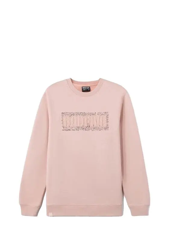 LI-NING Badfive Fleece Pullover - Rose Pink