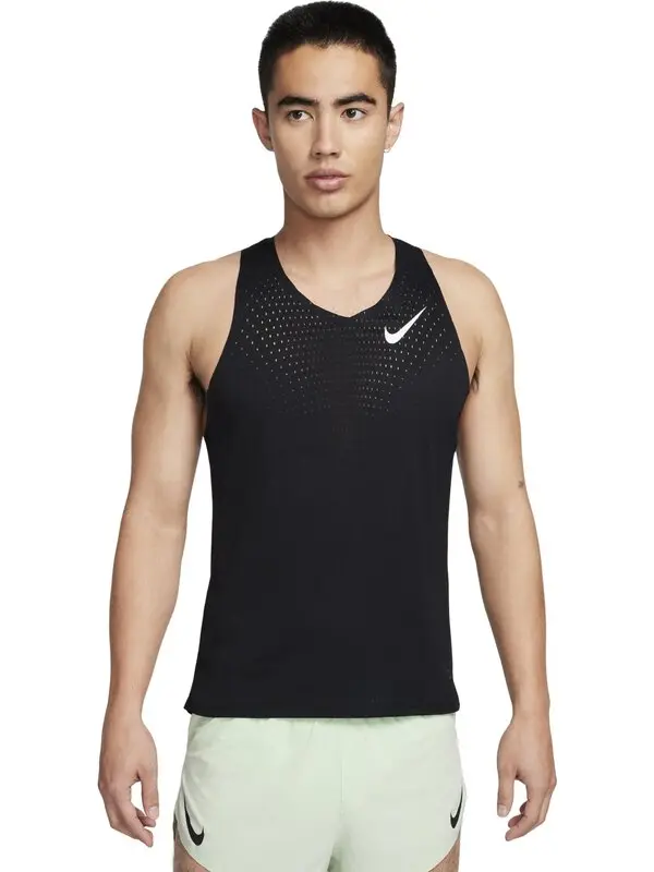 Nike Aeroswift Dri-fit Adv Running Singlet - Black