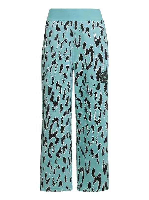 Adidas Stella Mccartney Cropped Pants - Teal/black