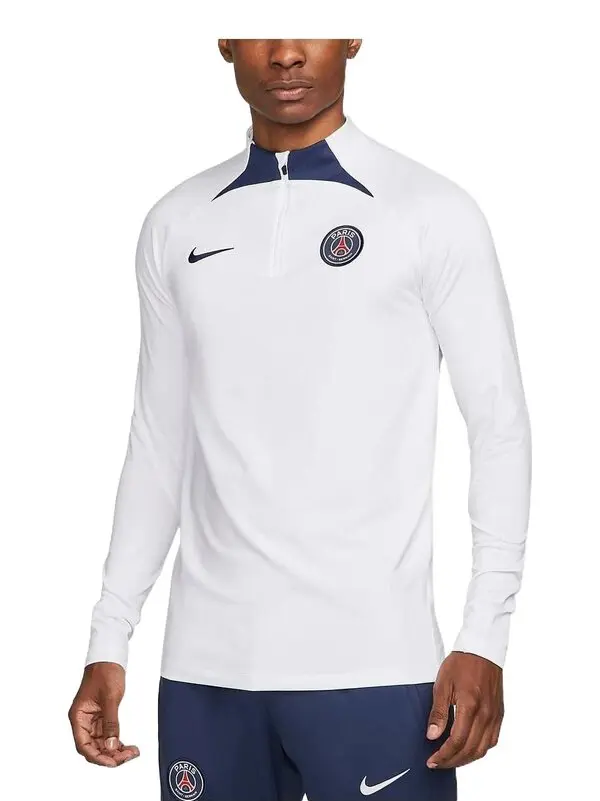 Nike Paris Saint-germain Drill Long Sleeve Top - White