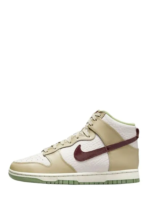 Nike Dunk High "light Bone Alligator - White/khaki