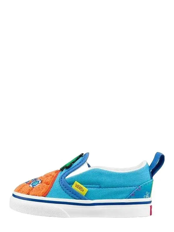 VANS Toddler Spongebob Squarepants X Slip-on Velcro "124 Conch Street" Sneakers - Blue/orange