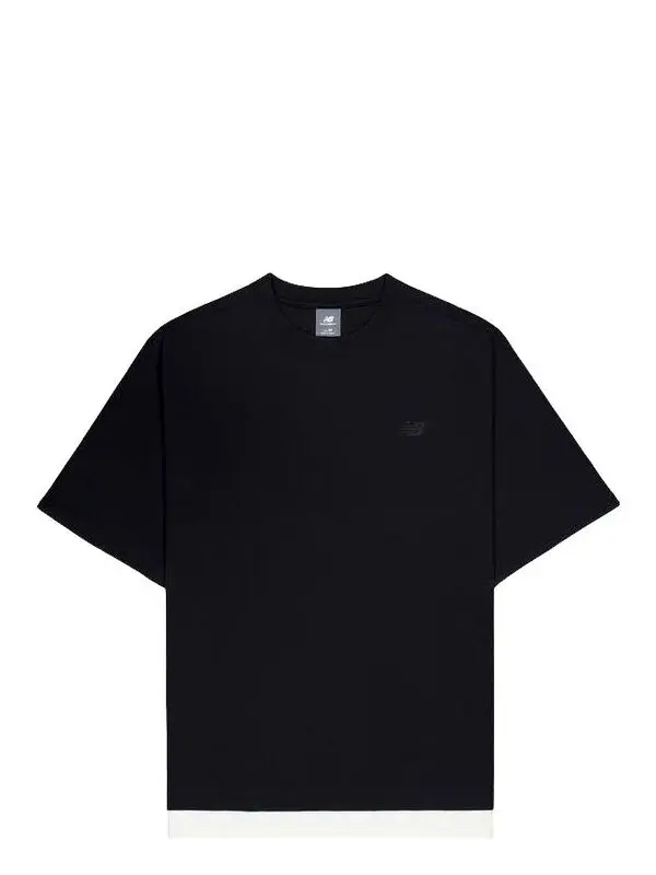NEW BALANCE Small Nb Logo Crewneck T-shirt Asia Sizing - Black