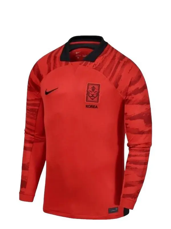 Nike 22-23 Long Sleeve Home Stadium Jersey 'south Korea - Red/multi-color