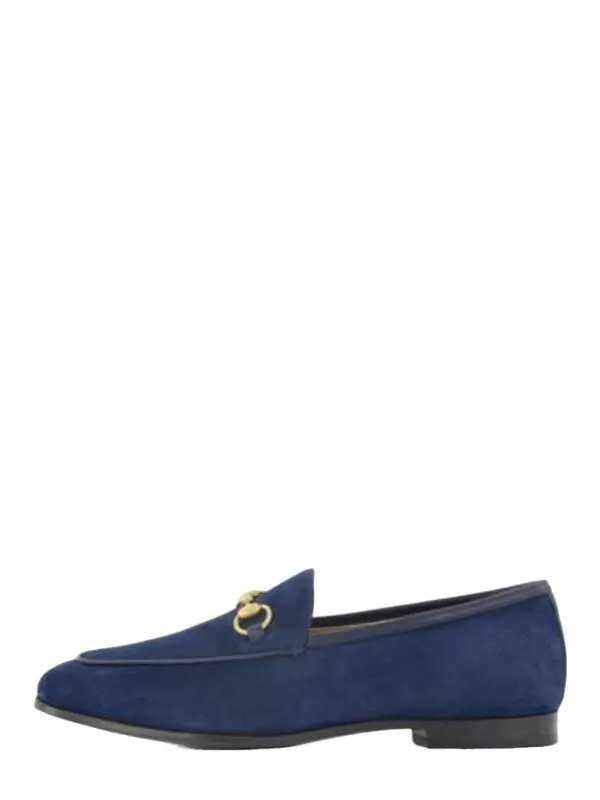 Gucci Jordaan Suede Loafers - Blue