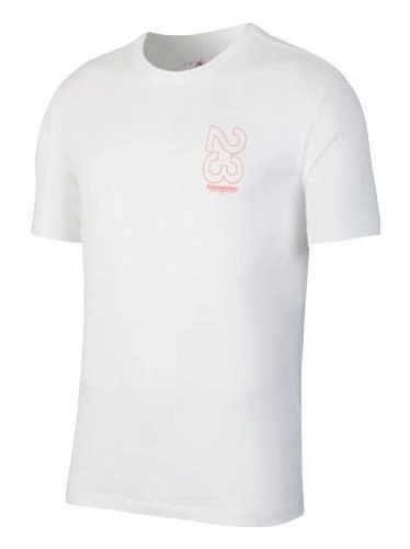 JORDAN 23 Engineered Alphabet Printing Round Neck - White