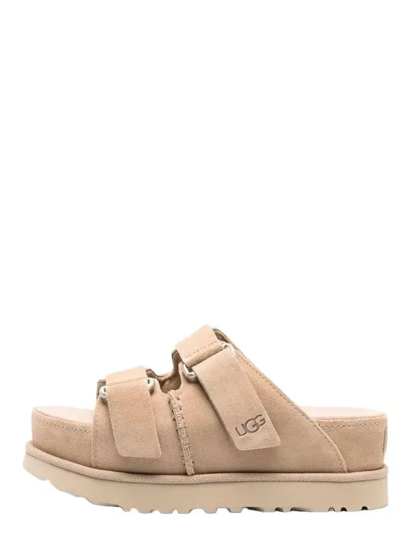 UGG Goldenstar Hi Slide Sandals - Beige