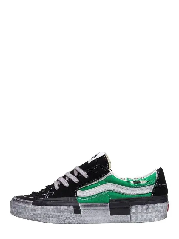 VANS Sk8-low Reconstruct Sneakers - Black/green