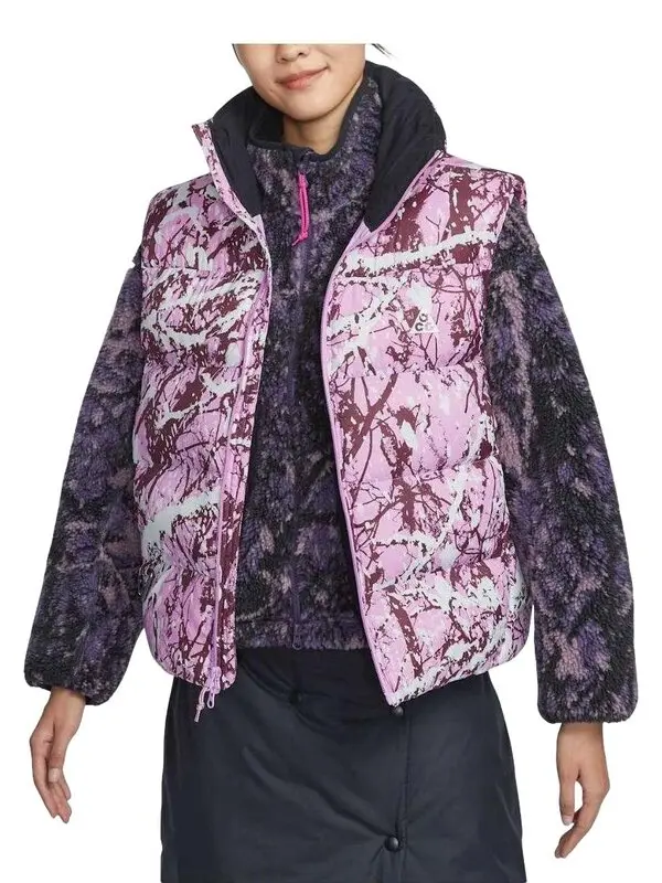 Nike X Therma-fit Adv Vest Asia Sizing Lunar Lake-beyond Pink Fv7332-632 - Beyond Pink/black/sail