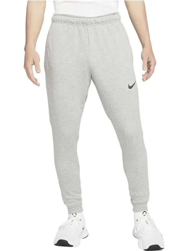 Nike Dri-fit Solid Color Casual Training Sports Pants/trousers/joggers Gray - Grey