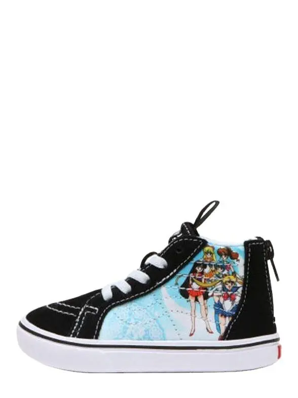 VANS Sailor Moon X Sk8-hi Zip Comfycush 'pretty Guardian - Black/blue/white