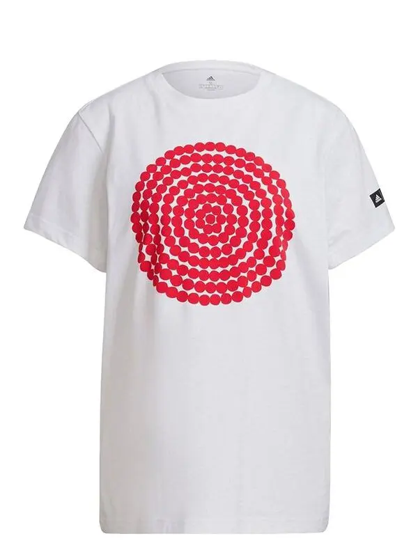 Adidas X Marimekko Graphic Print Short Sleeve T-shirt - White