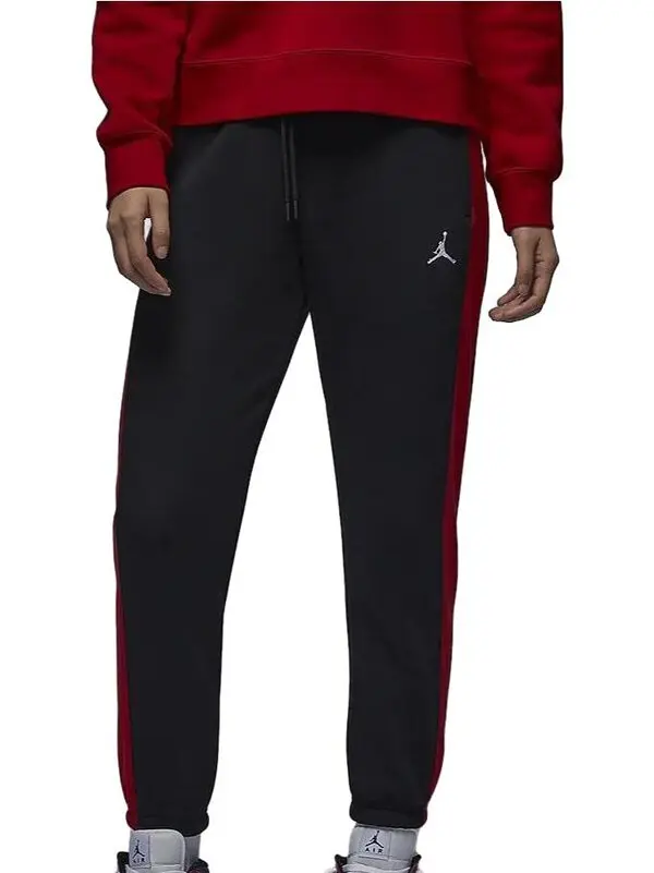 JORDAN Brooklyn Sweatpants - Black/red/white