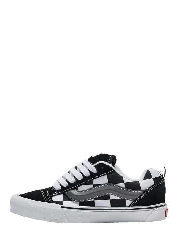 VANS Knu Skool Mega Check Sneakers - Black/white
