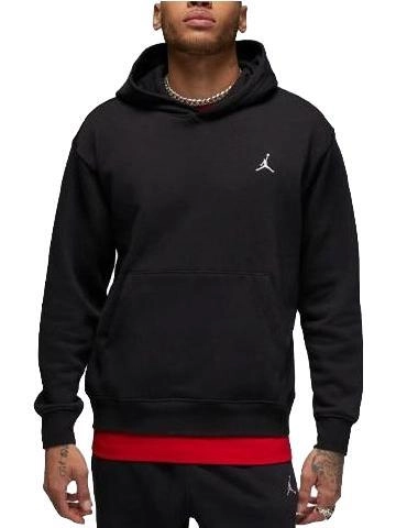 JORDAN Fleece Pullover Hoodie - Black