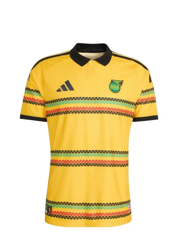 Adidas Jamaica 2026 X Bob Marley Home Authentic Jersey - Bold Gold