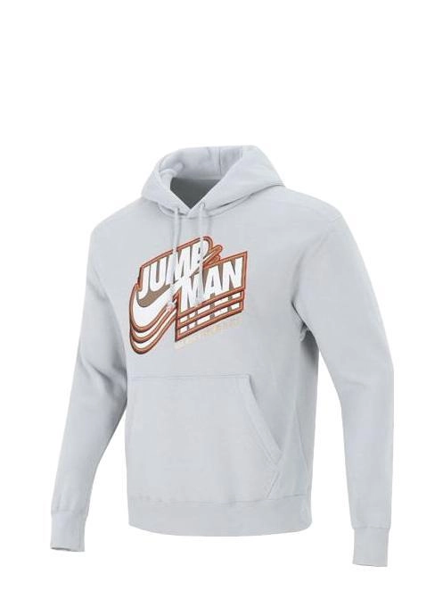 JORDAN Jumpman Logo Fleece Hoodie - White