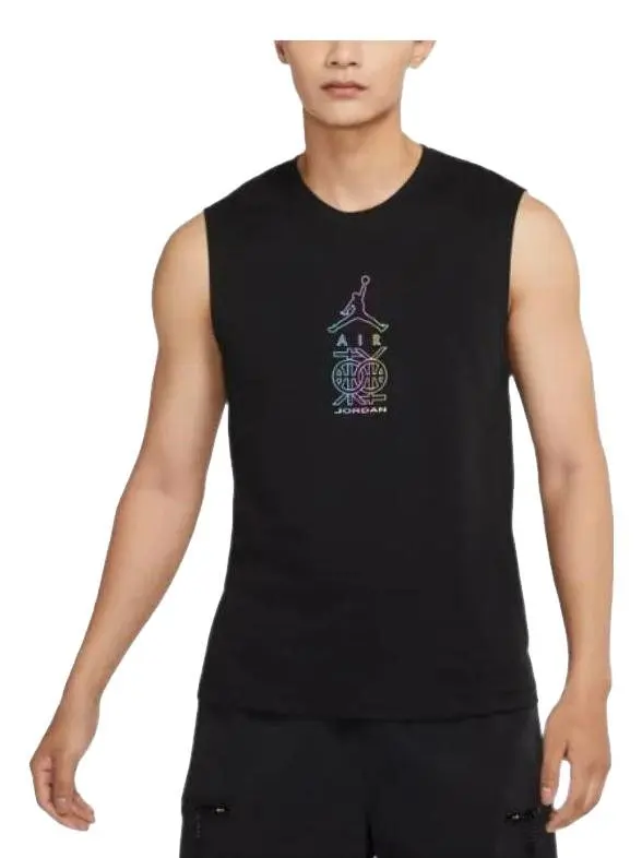 JORDAN Dongdan Logo Printing Sleeveless Training Vest - Default Colorway