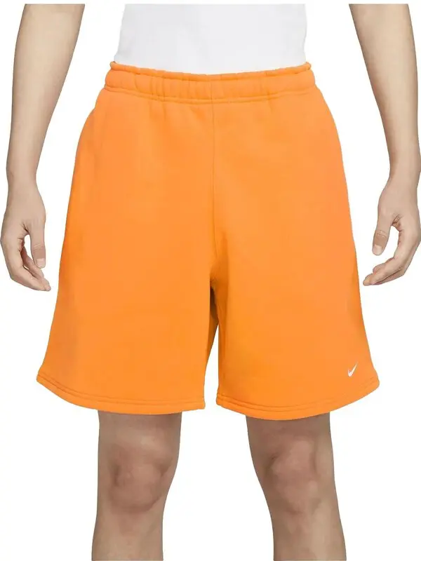 Nike Solo Swoosh Fleece Shorts - Orange