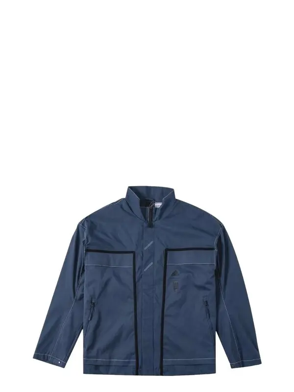 Adidas Loose Fit Stand Collar Windbreaker Jacket - Multi-color