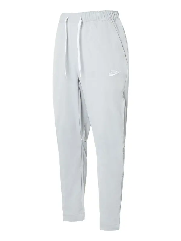 Nike Club Woven Tapered Leg Pants 'light Smoke Gray White - Grey/multi-color