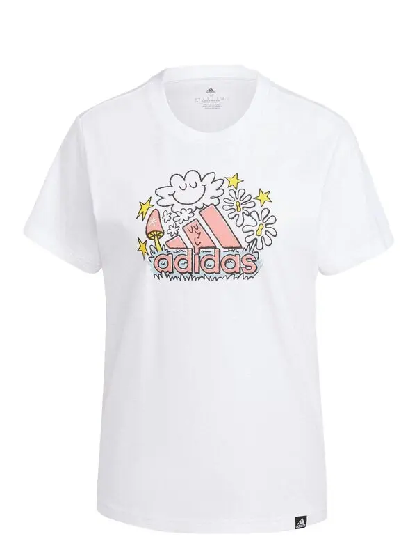 Adidas Graphic T-shirt - White