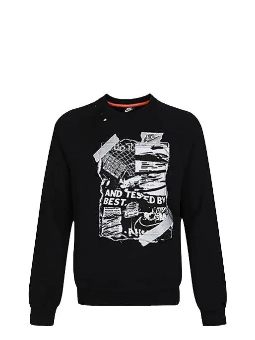 Nike Round Neck Pullover Casual - Black