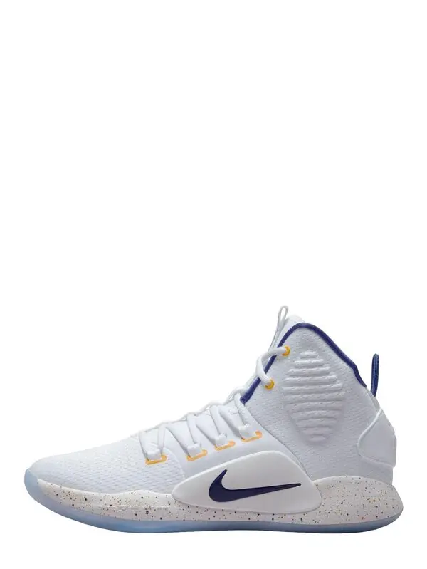 Nike Hyperdunk X Ep High Top Lace-up Sneakers - White/blue