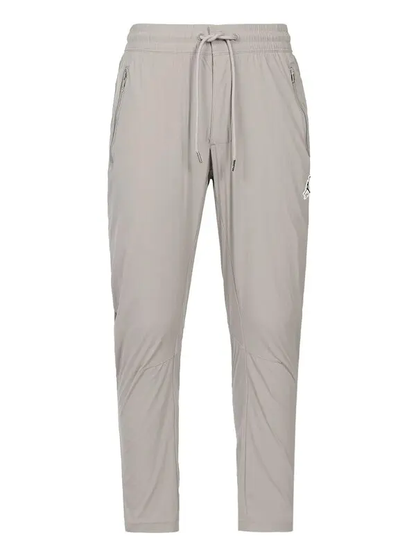 JORDAN Statement Essentials Solid Color Alphabet Embroidered Casual Pants/trousers Gray - Multi-color