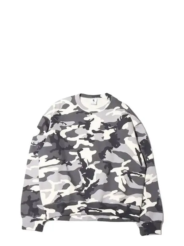 Nike Solo Swoosh Camouflage Fleece Pullover - Multi-color