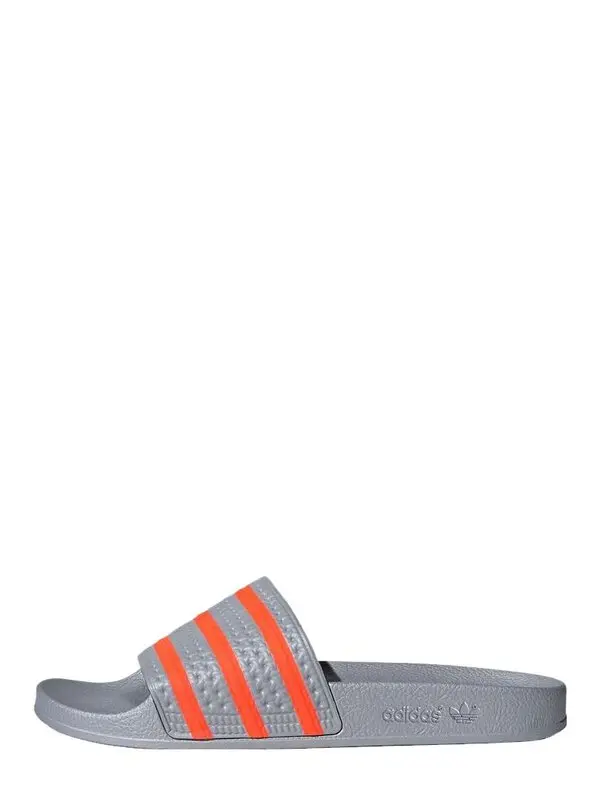 Adidas Adilette Slide - Halo Silver/solar Red/solar Red