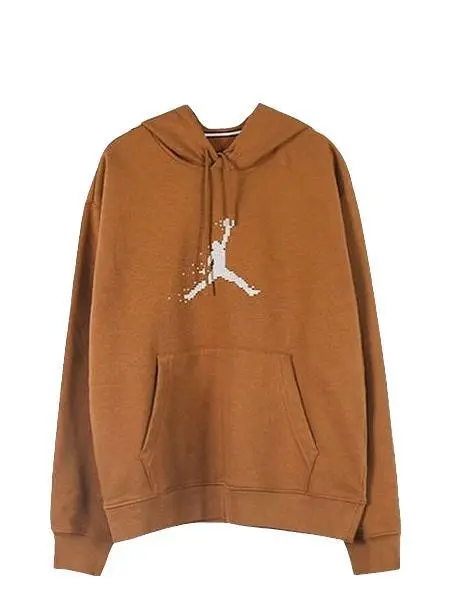 JORDAN Fleece Pullover Hoodie - Light British Tan/sail