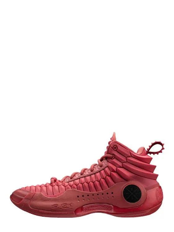 LI-NING Way Of Wade "red Dragon" High-top Sneakers - Quartz Red/black