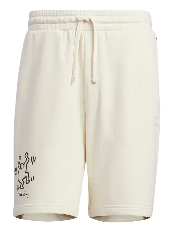 Adidas Neo X . Crossover Cartoon Pattern Stripe Athleisure Casual Sports Shorts - Multi-color