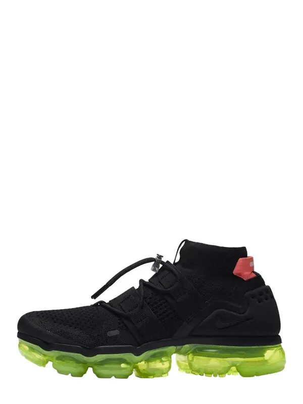 Nike Vapormax Flyknit Utility 'yeezy' Sneakers - Black/volt
