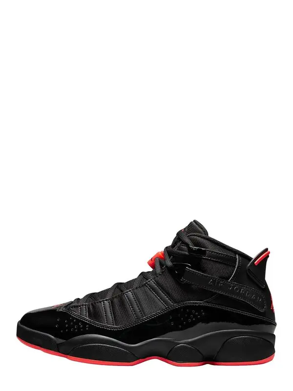 JORDAN Rings "black Infrared" High Top Sneakers - Black/red