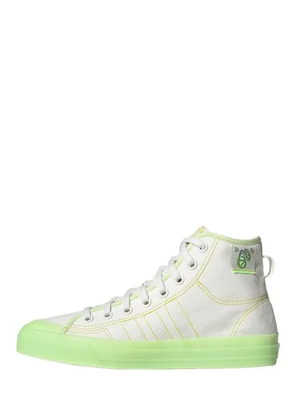 Adidas Nizza Hi Rf Sneakers - Cream/yellowgreen