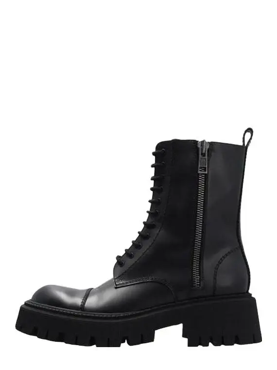 Balenciaga Tractor Boots - Black